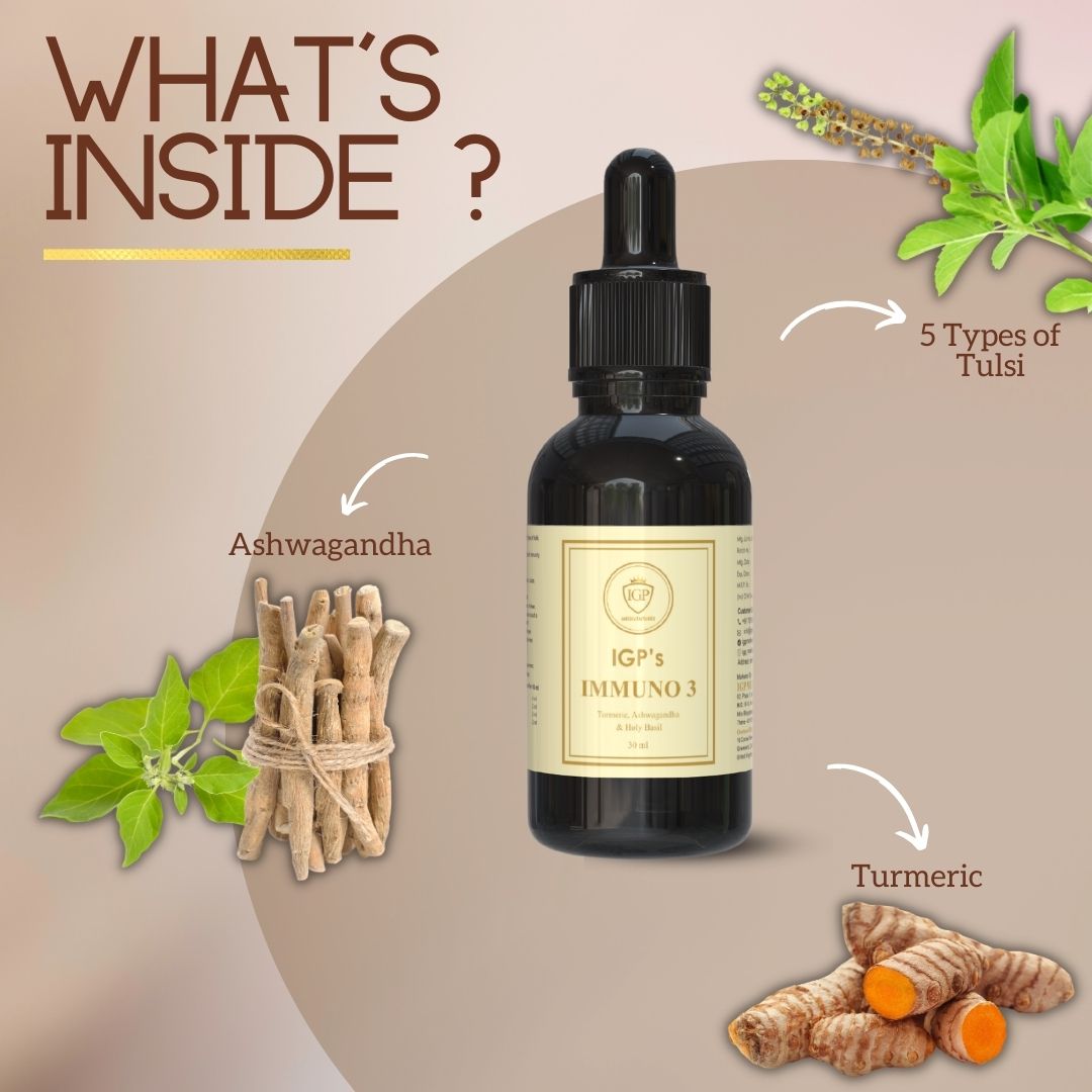 Immuno-3 | Immunity and Energy Booster | Enriched with Tulsi ...