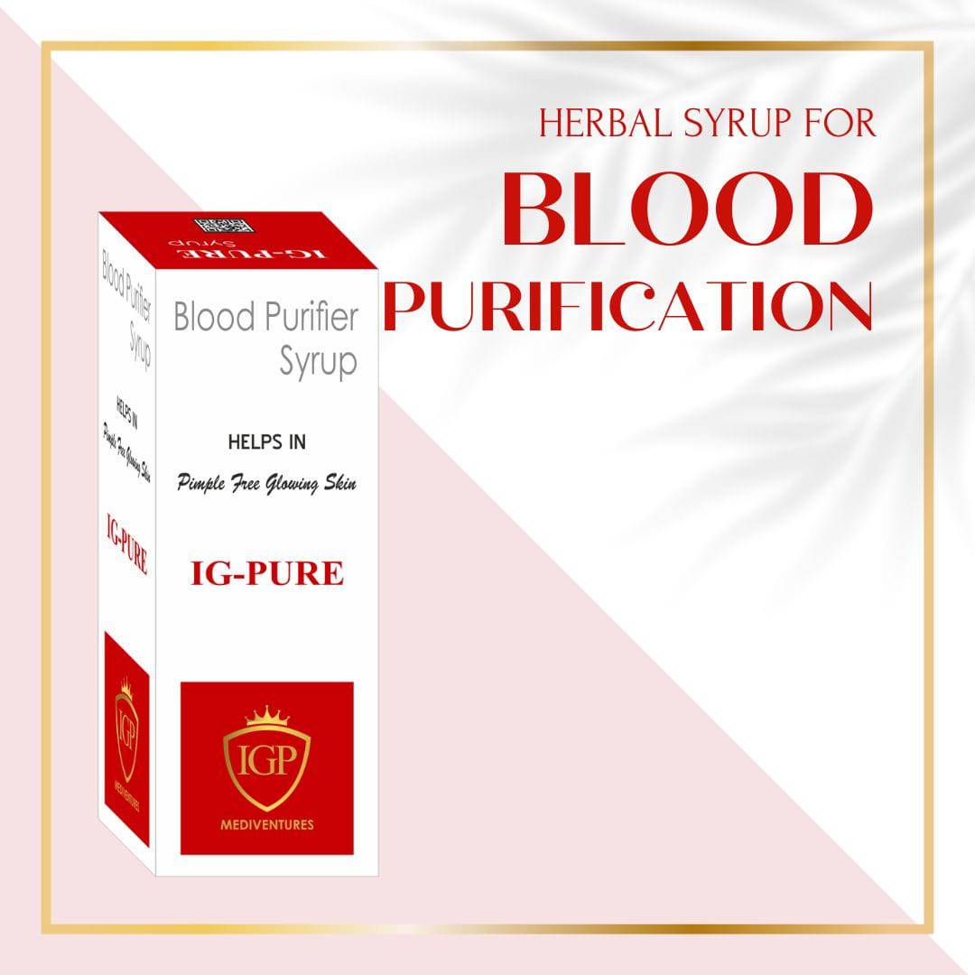 IG-PURE SYRUP | Ayurvedic Blood Purifier| Pimple reduction & Glowing ...